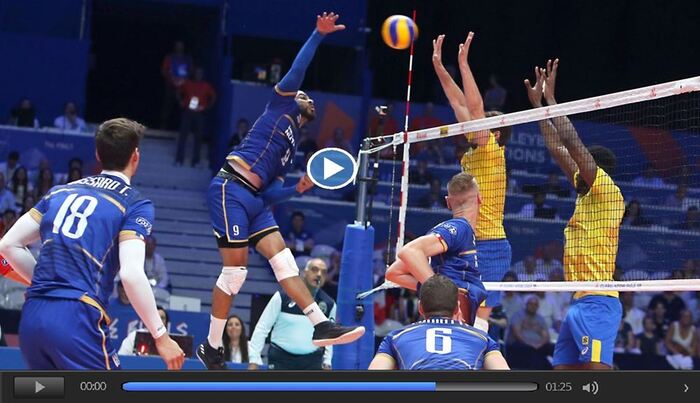France vs Italie | Ligue des Nations de volley | 17/06/2021